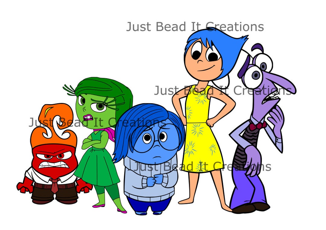 Inside Out Main 5 Outline Only SVG Die Cut File - Etsy