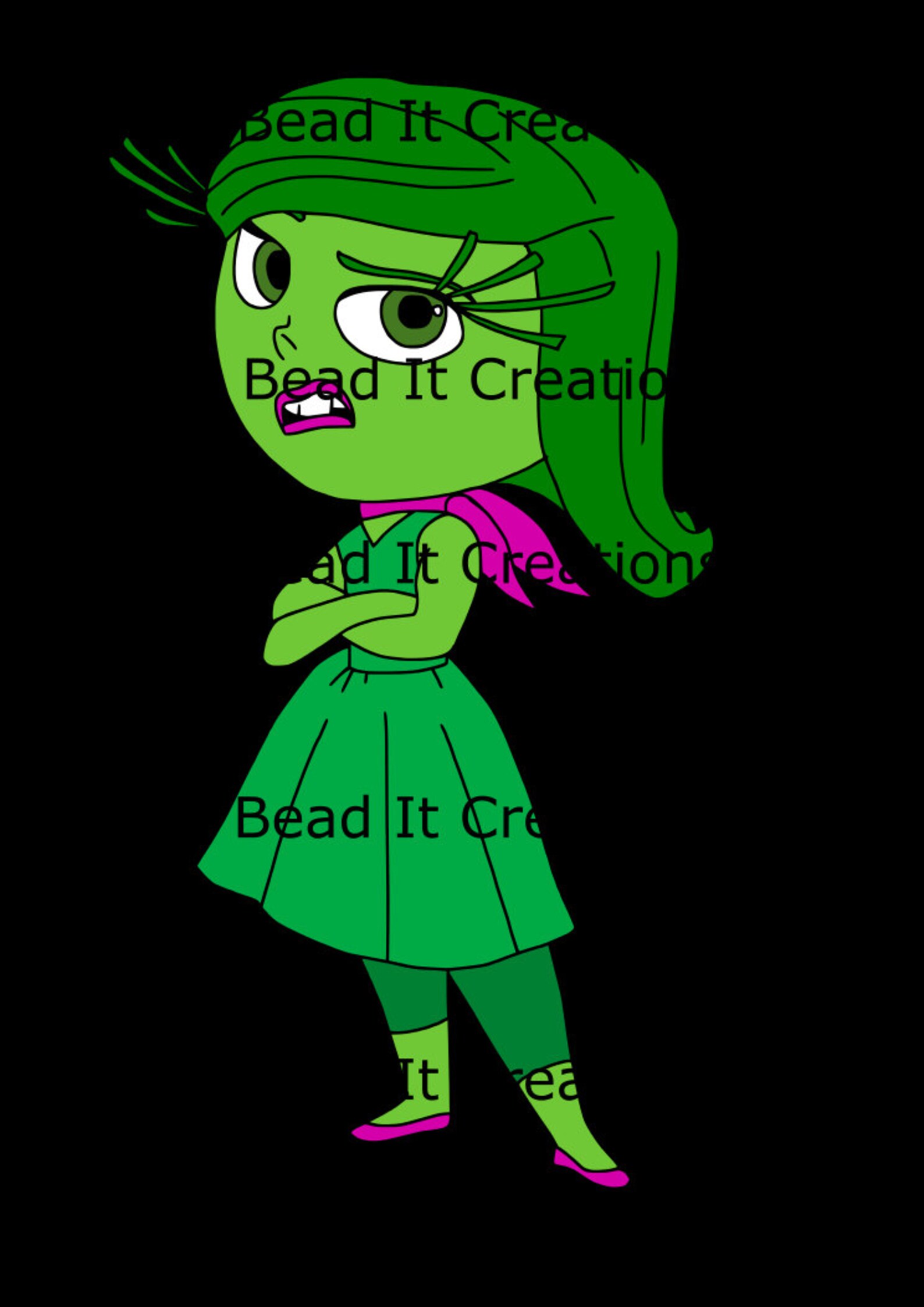 Inside Out Disgust SVG Die Cut File - Etsy