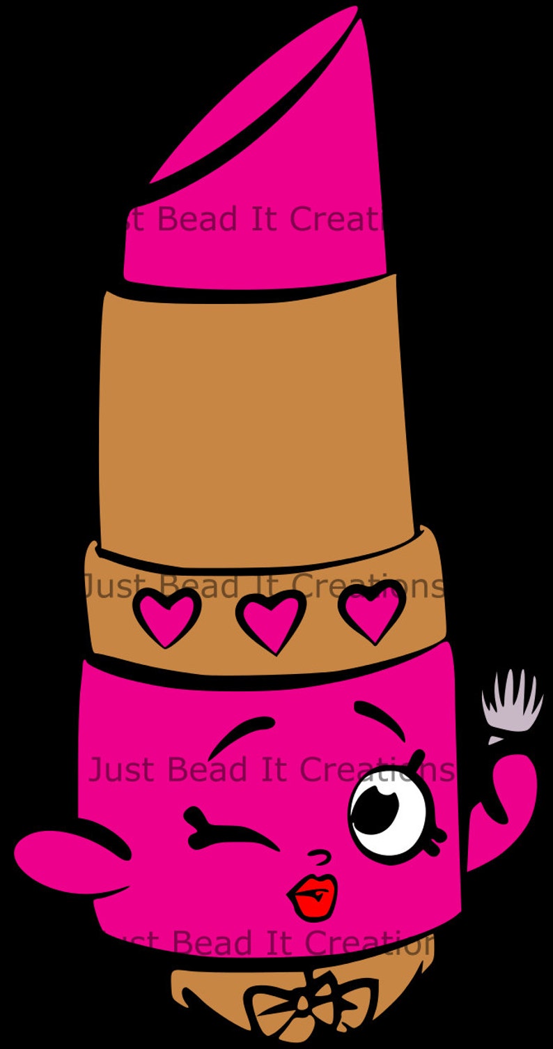 Shopkin Inspired Lippy Lips Die Cut File - Etsy