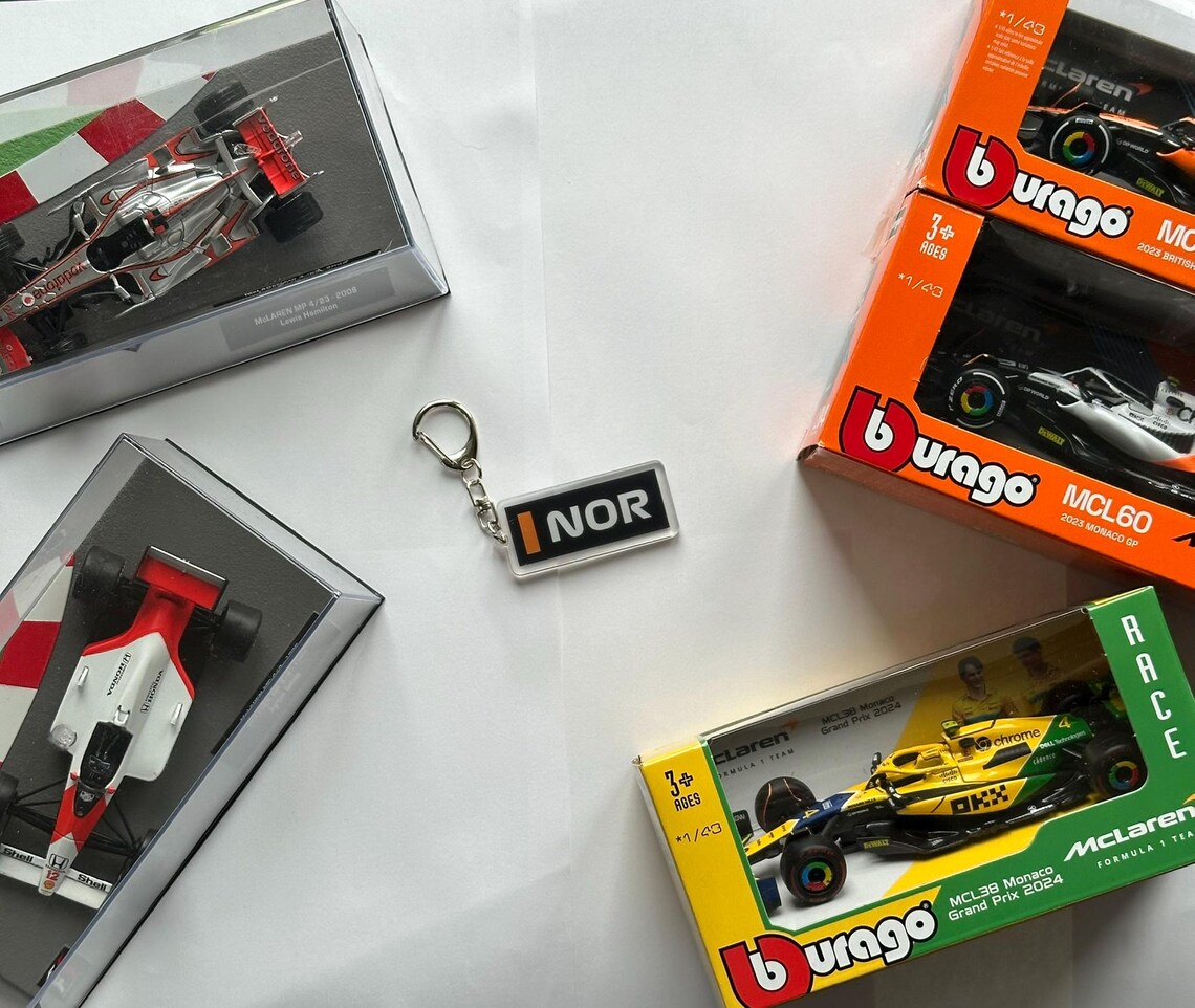 Acrylic Mclaren F1 Keyring – Lando Norris & Oscar Piastri Inspired ...