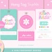 Editable Pink Hang Tag Template for Small Business-product Clothing ...