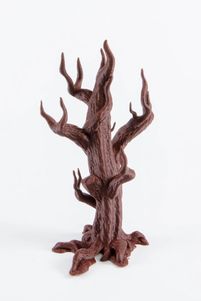 10-pack 3D Printed Forest Tree Set, Rustic TTRPG Scatter Terrain ...