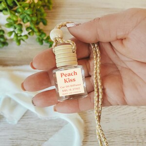 Hanging Car Diffusers | Peach Kiss | Air Freshener | Car Oil Diffuser | Cute Car Accessories ...