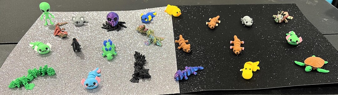 3D Printed Mini Figures - Etsy