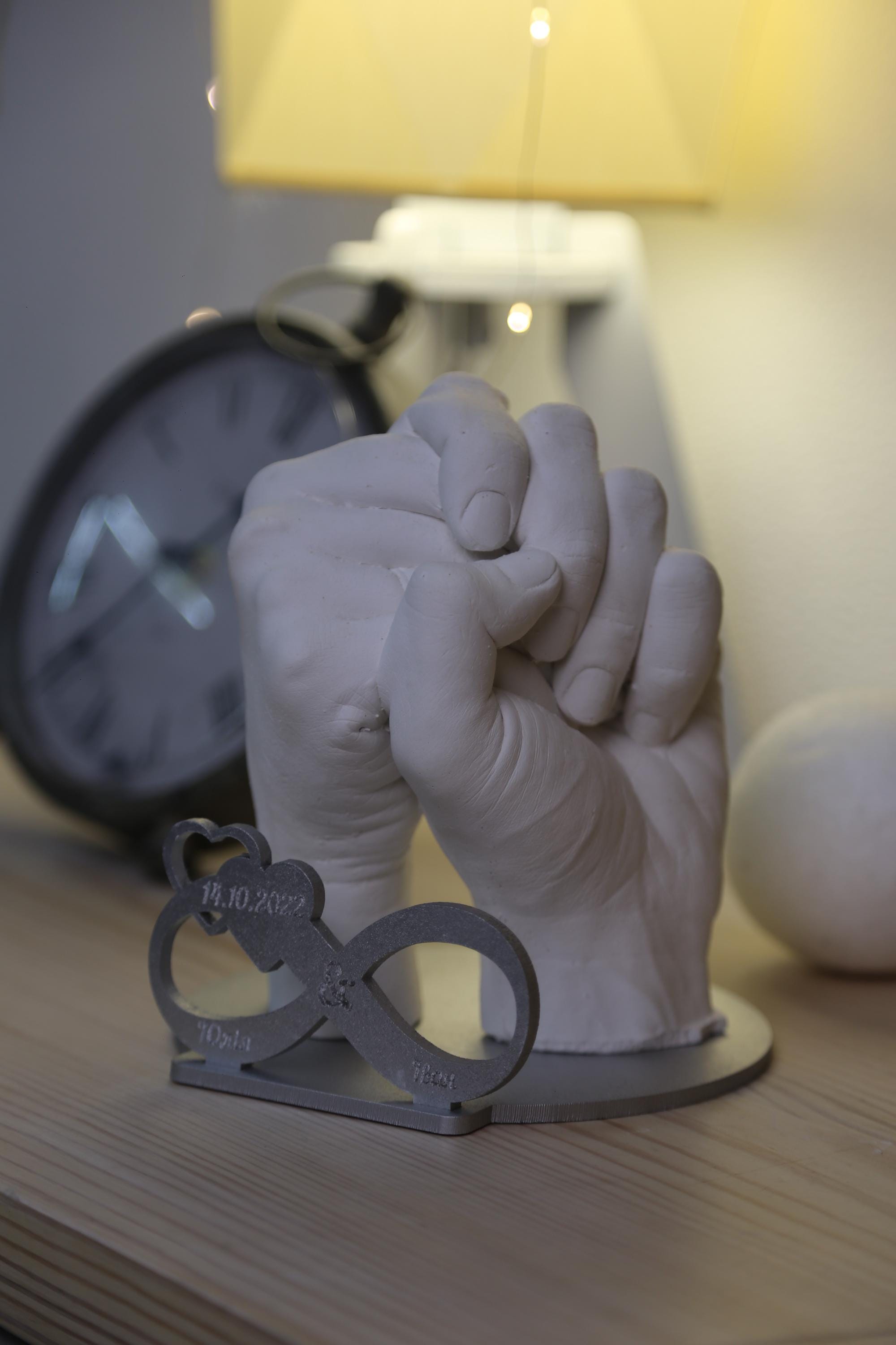 3D Couple Hand Statue - Anniversary Gift for Partners - Etsy