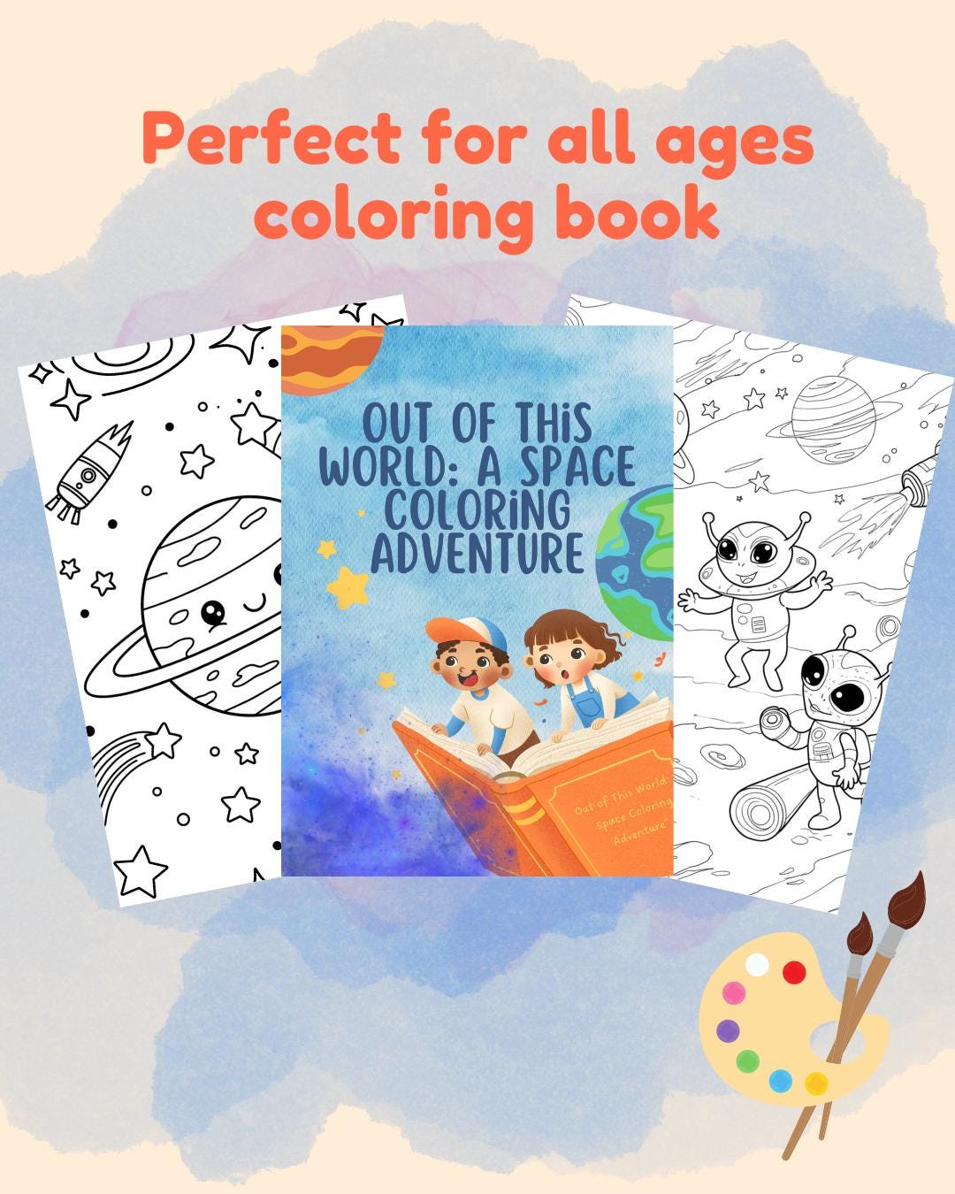 Out of This World: A Space Coloring Adventure. - Etsy