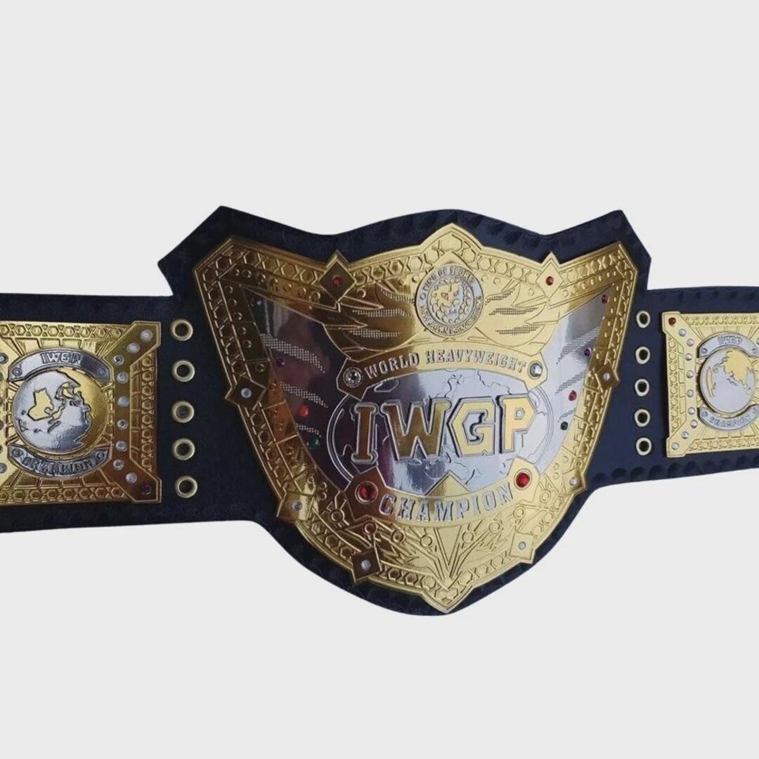 IWGP V5 World Heavyweight Wrestling Championship Replica Title Belt 4mm ...