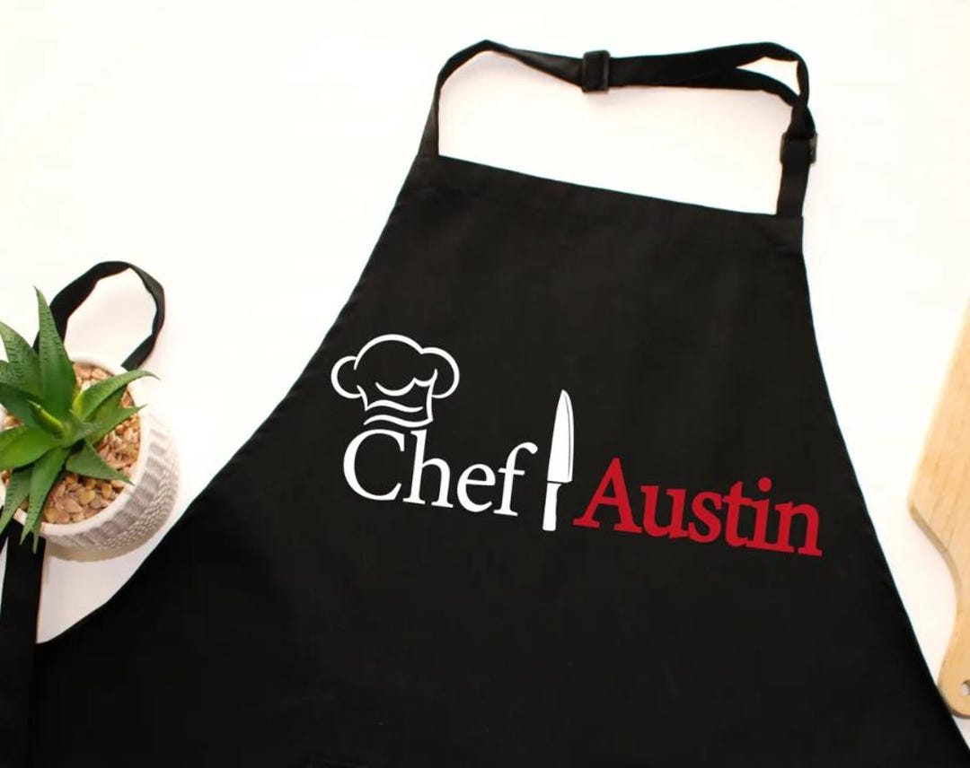 Custom Personalized Logo, Restaurant, Sewed, Embroidered Chef Apron ...