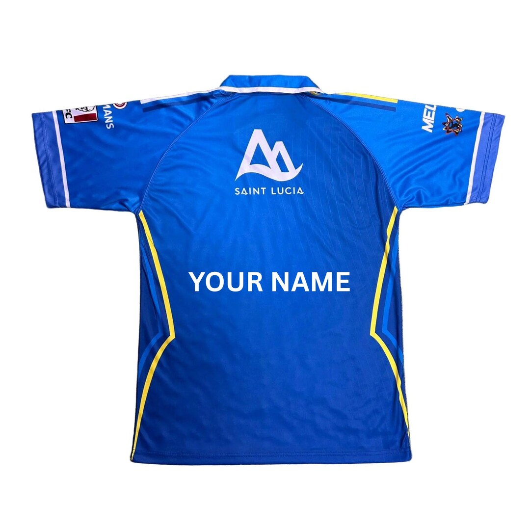 Personalized Saint Lucia Kings Jersey CPL 2025 Custom Name Cricket Fan ...