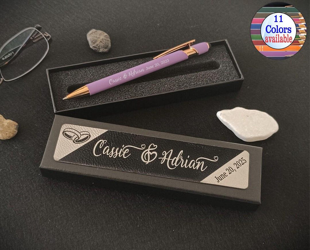 Wedding Guest Book Signing Pen | Personalized Party Pens for Guests ...