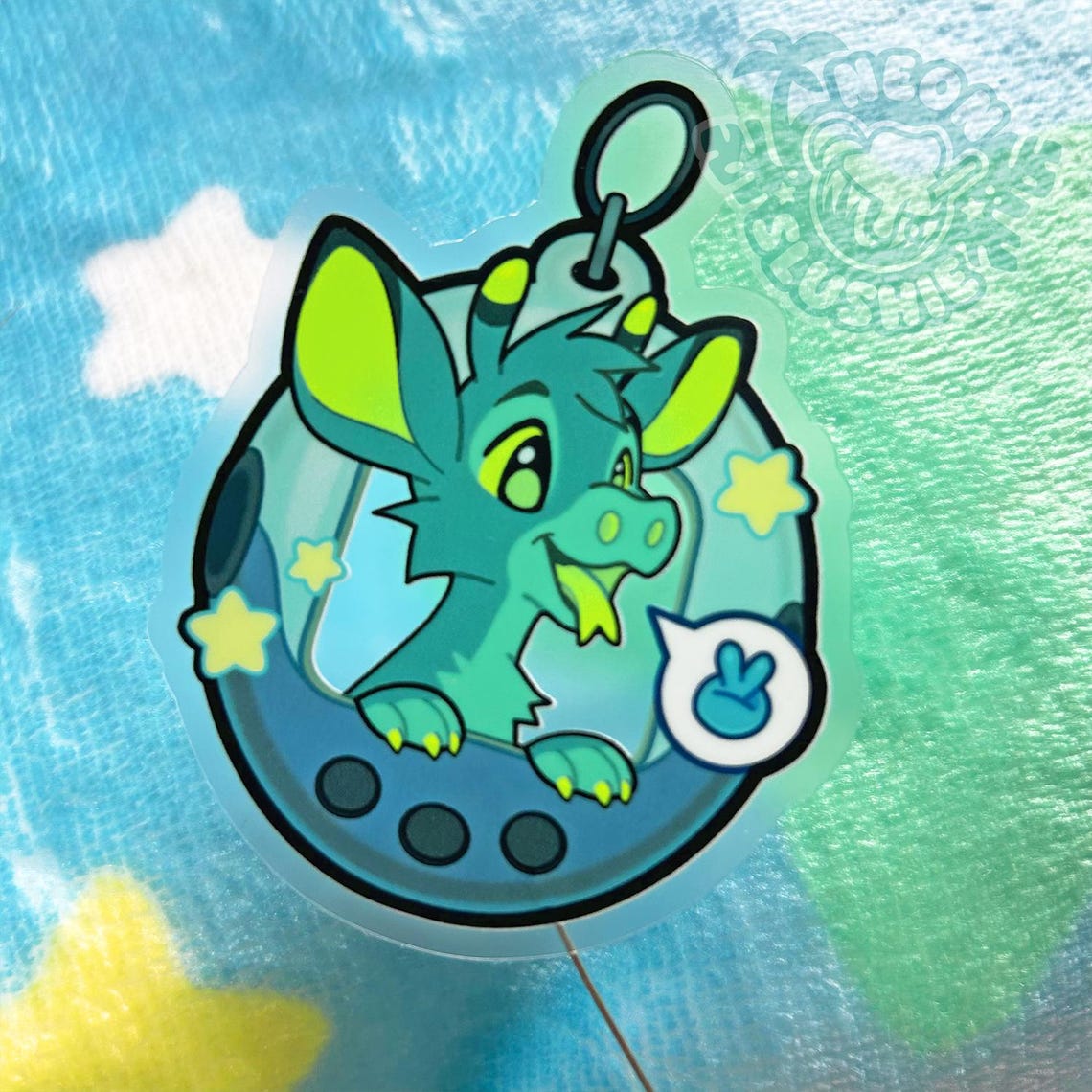 Virtual Pet Alien Sticker | Furry Xero Tamagotchi Sticker - Etsy