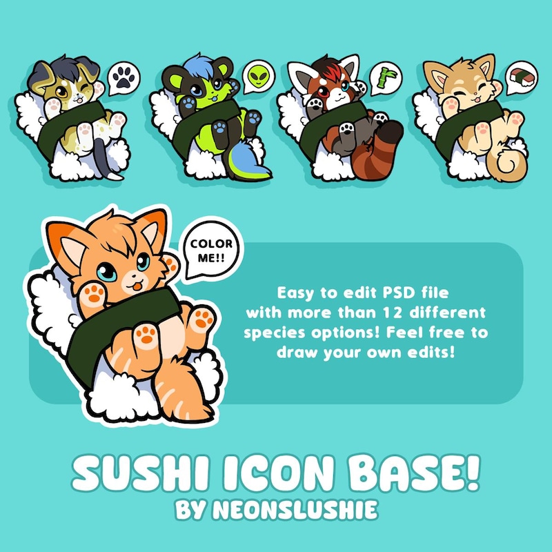 Fursona Base - Etsy