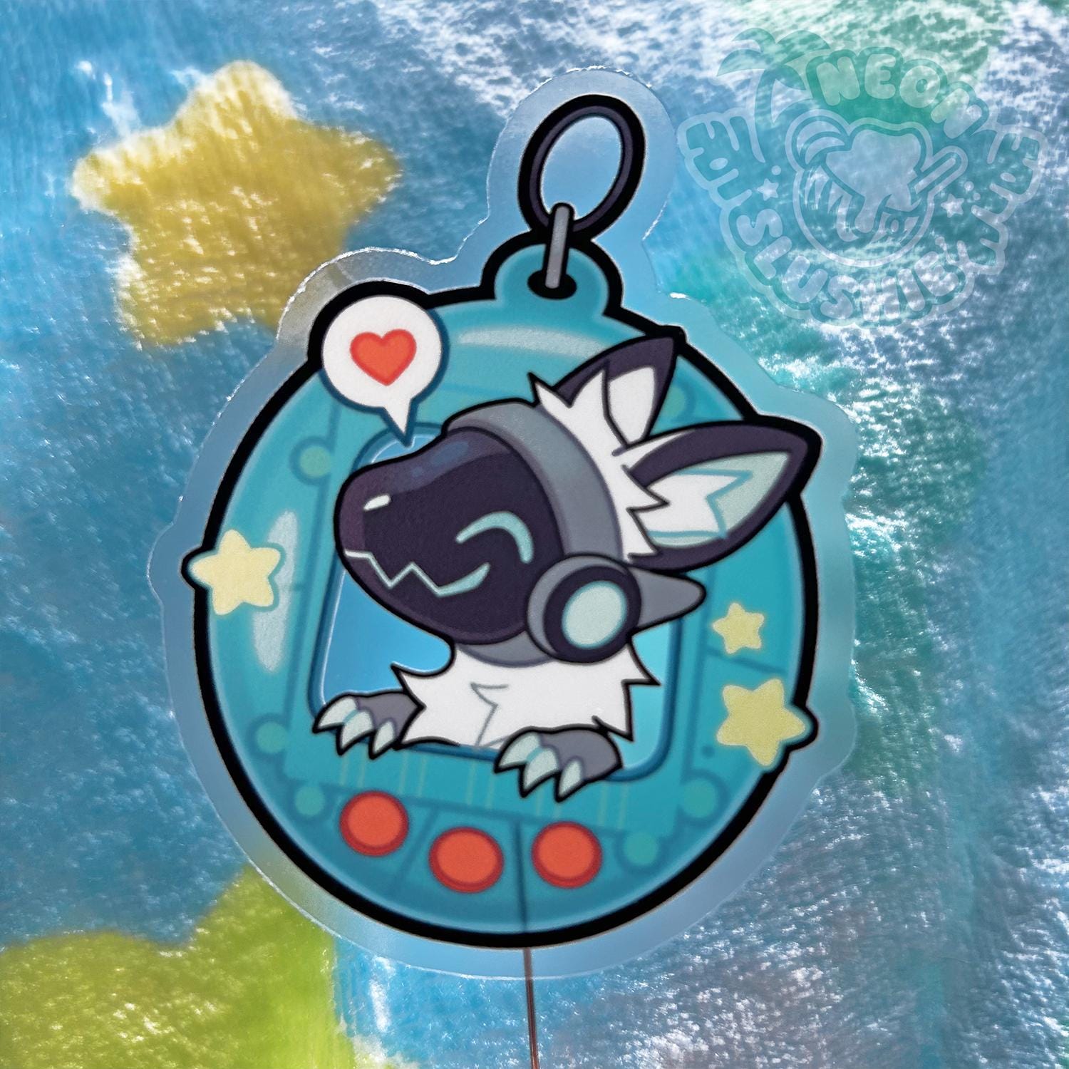 Virtual Pet Robot Sticker | Furry Protogen Tamagotchi Sticker - Etsy