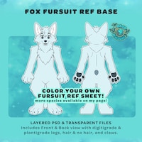 Hedgehog Reference Sheet Base - Etsy