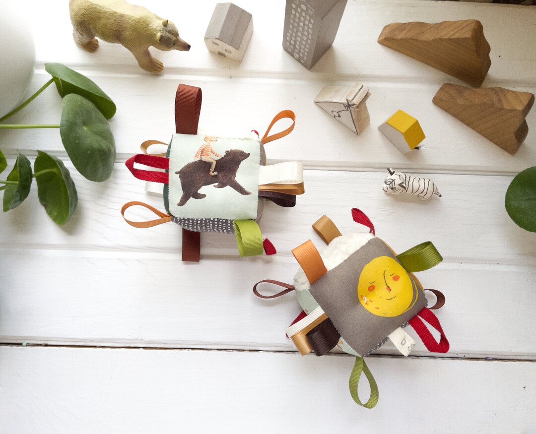 Baby Boy Gift Block Toy, Bear or Tiger Parade, Dream World, Emily ...