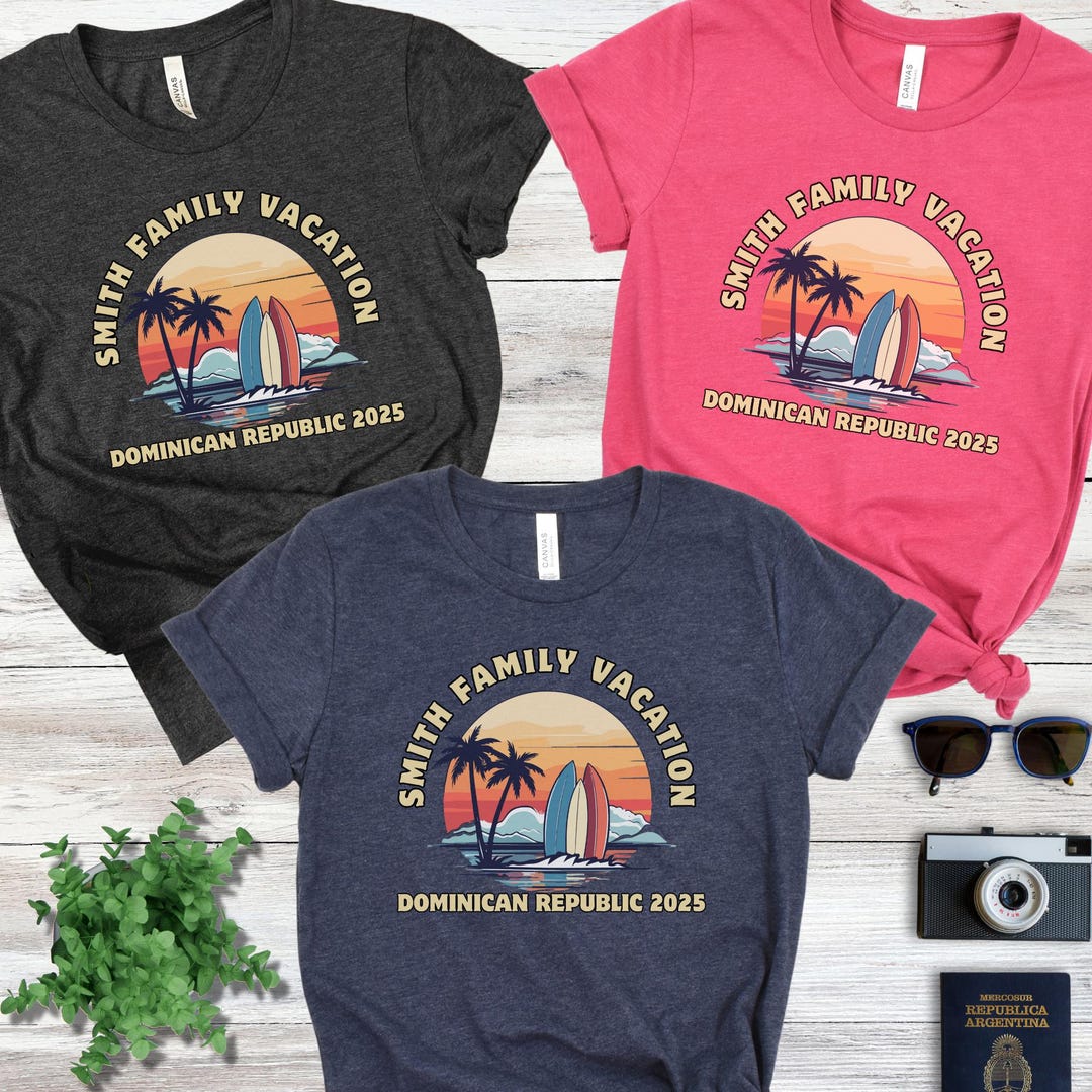 Custom Family Vacation Shirts, Matching Family Vacation Shirts, 2025 ...