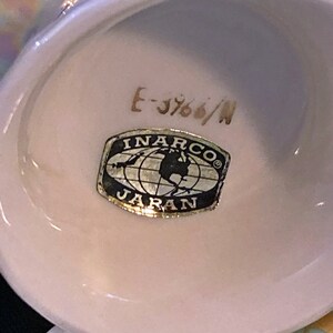 Vintage Lusterware and Gold Cup and Saucer, INARCO, Designed in USA ...