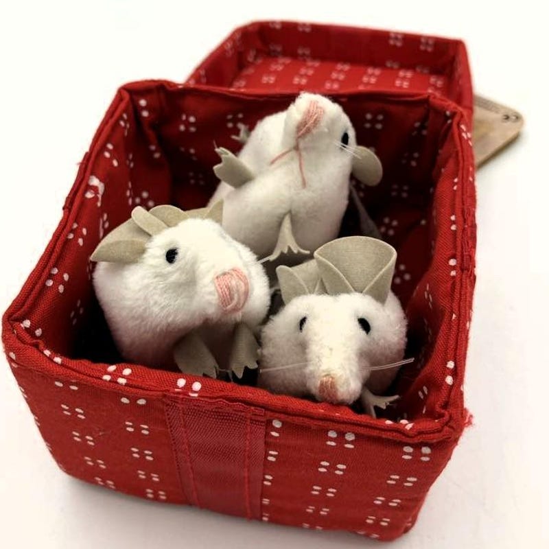 Mice Finger Puppets - Etsy