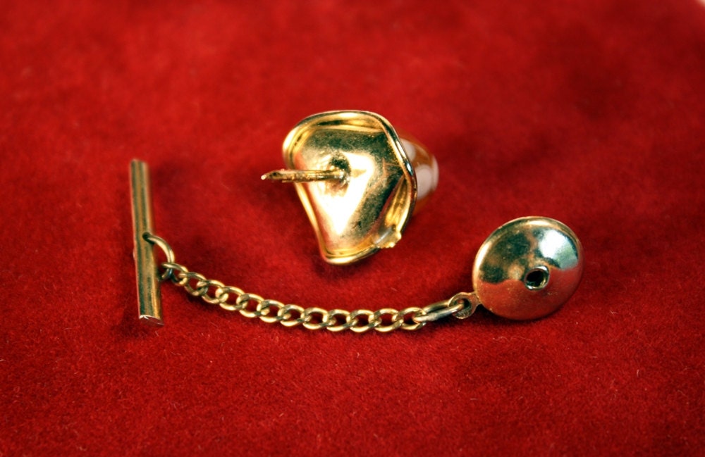 Agate Tie Tack, Men, Eye Agate Tie Tack,tie Pin,retro,vintage,amber ...