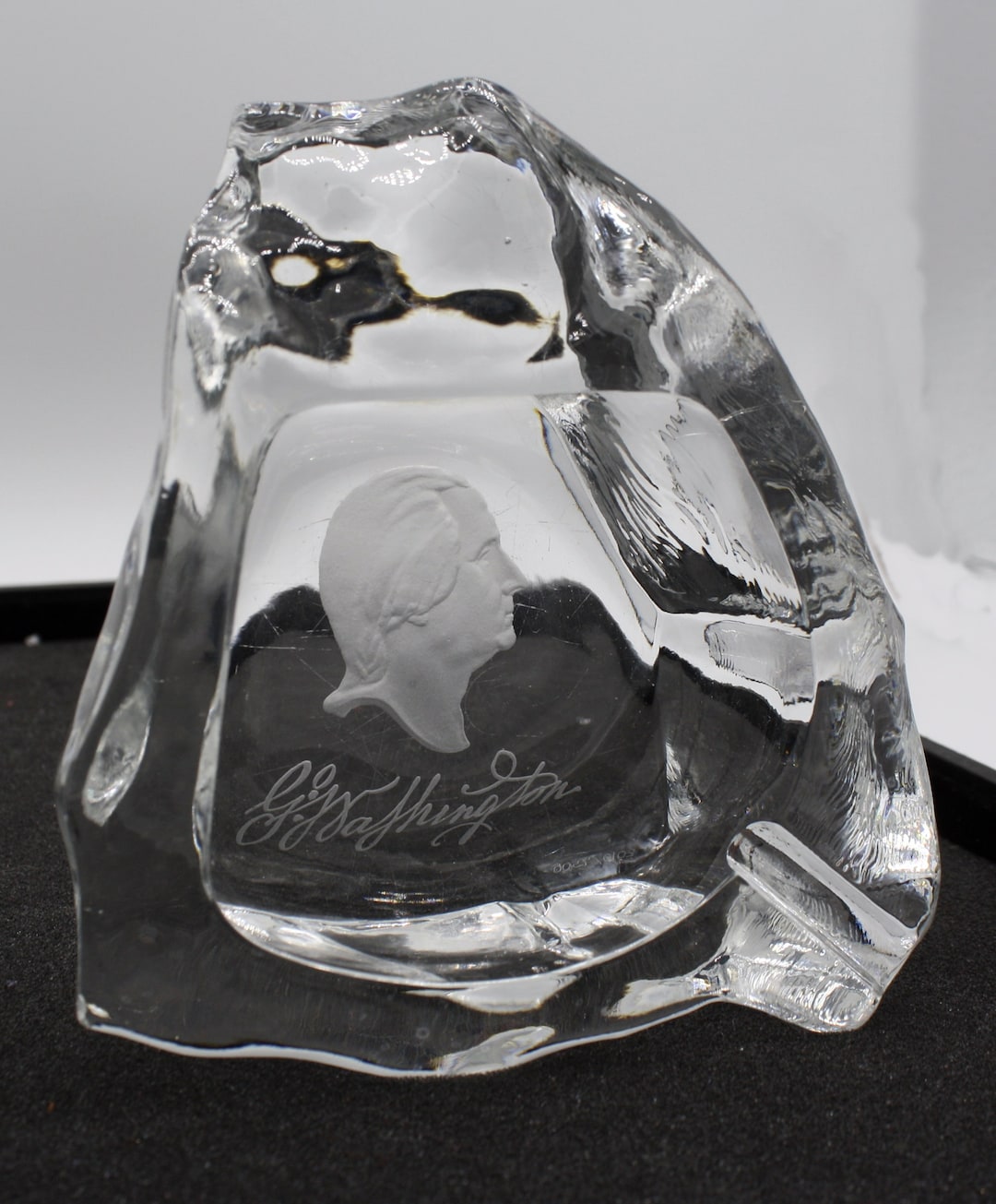 Hallmark George Washington Paperweight, Lead Crystal, Ltd. Edition, - Etsy
