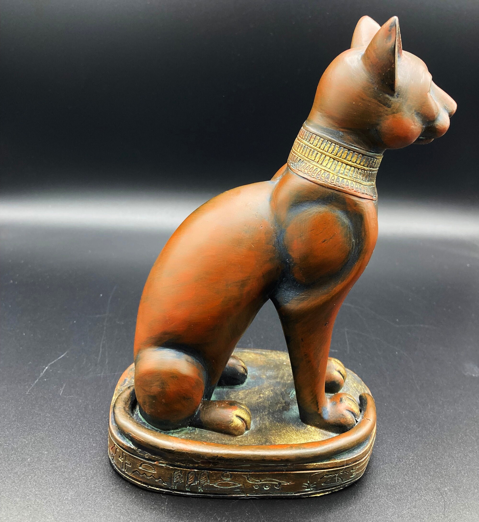 Bastet Statue Ancient Egypt Goddess Bronze Resin Plaster - Etsy