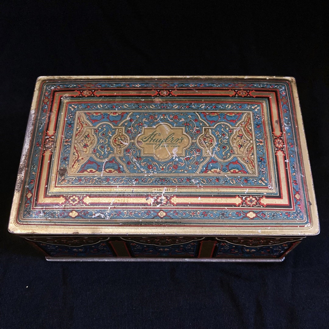 Vintage Huyler's Chocolate Candy Tin, 1930s, Art Deco, Moorish, Canco ...