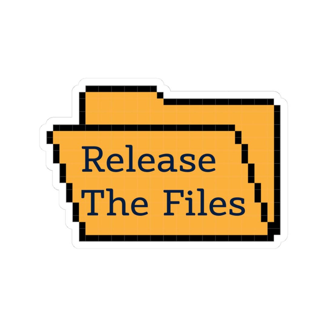 Epstein Trump Release the Files Kiss-cut Stickers - Political Humor ...