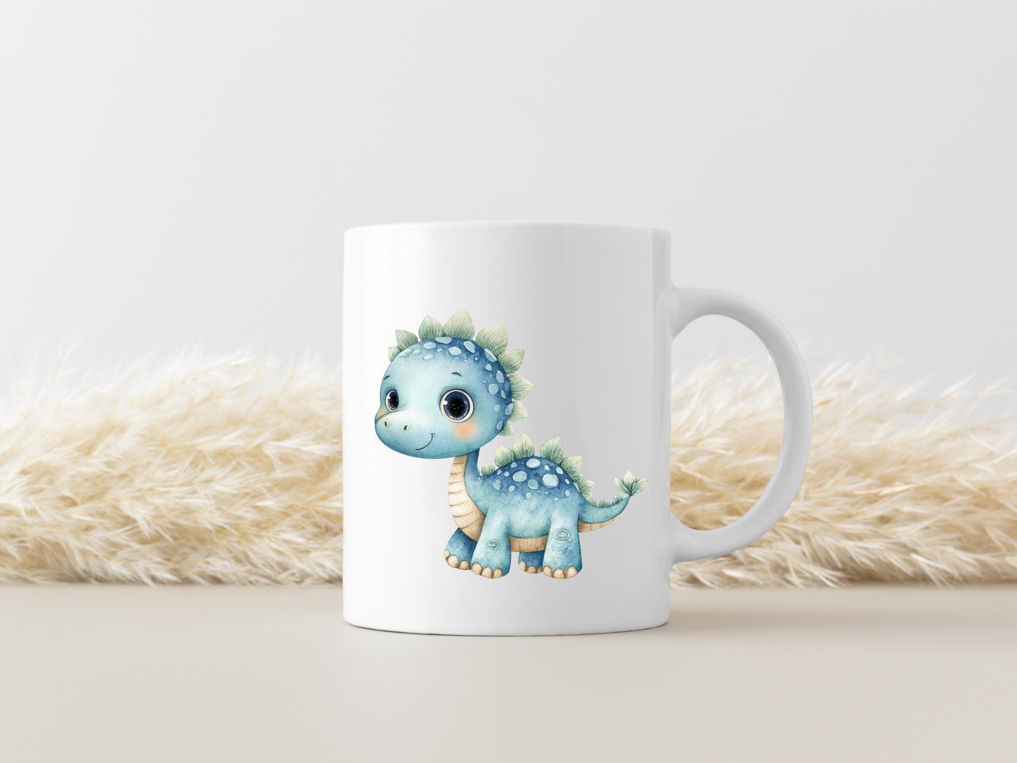 Dino Clipart, Cute Watercolor Dinosaur PNG, Digital Download for Kids ...