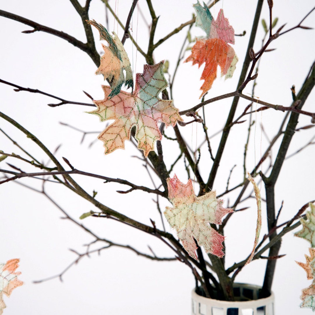 Autumn Leaf Decorations, Autumnal Maple Leaves, Tree Decorations ...