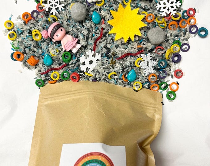 Weather Pour and Play, Sensory Bin Filler Kit, Rain, Screen Free Kids ...