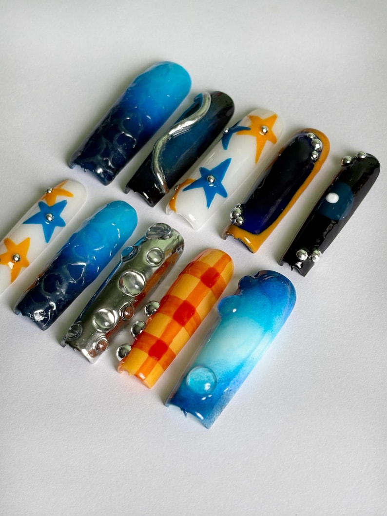 Billie Eilish Hit Me Hard & Soft - Press on Nails/billie Eilish Nails ...