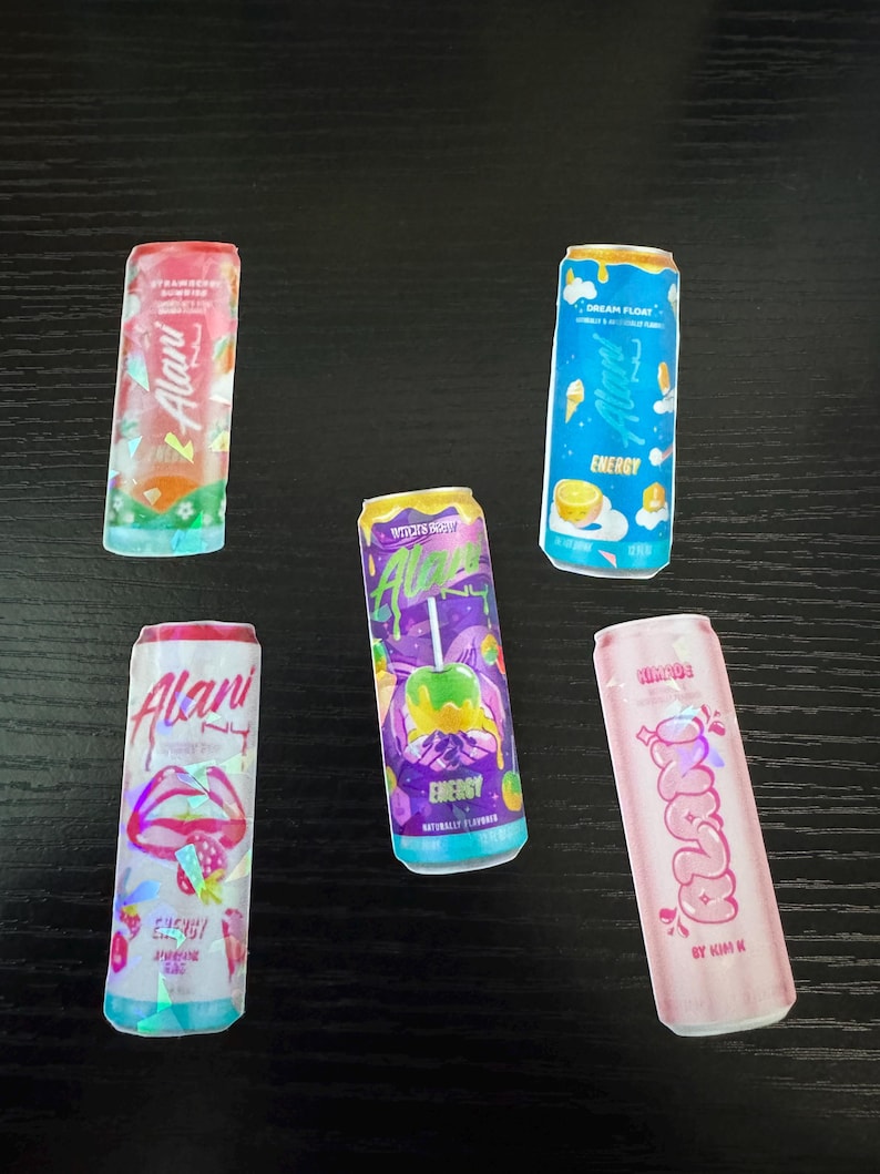 Holographic Alani Nu Energy Drink Stickers – Vinyl Sticker Pack or ...