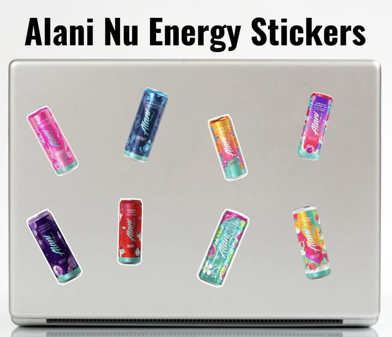 Holographic Alani Nu Energy Drink Stickers – Vinyl Sticker Pack or ...