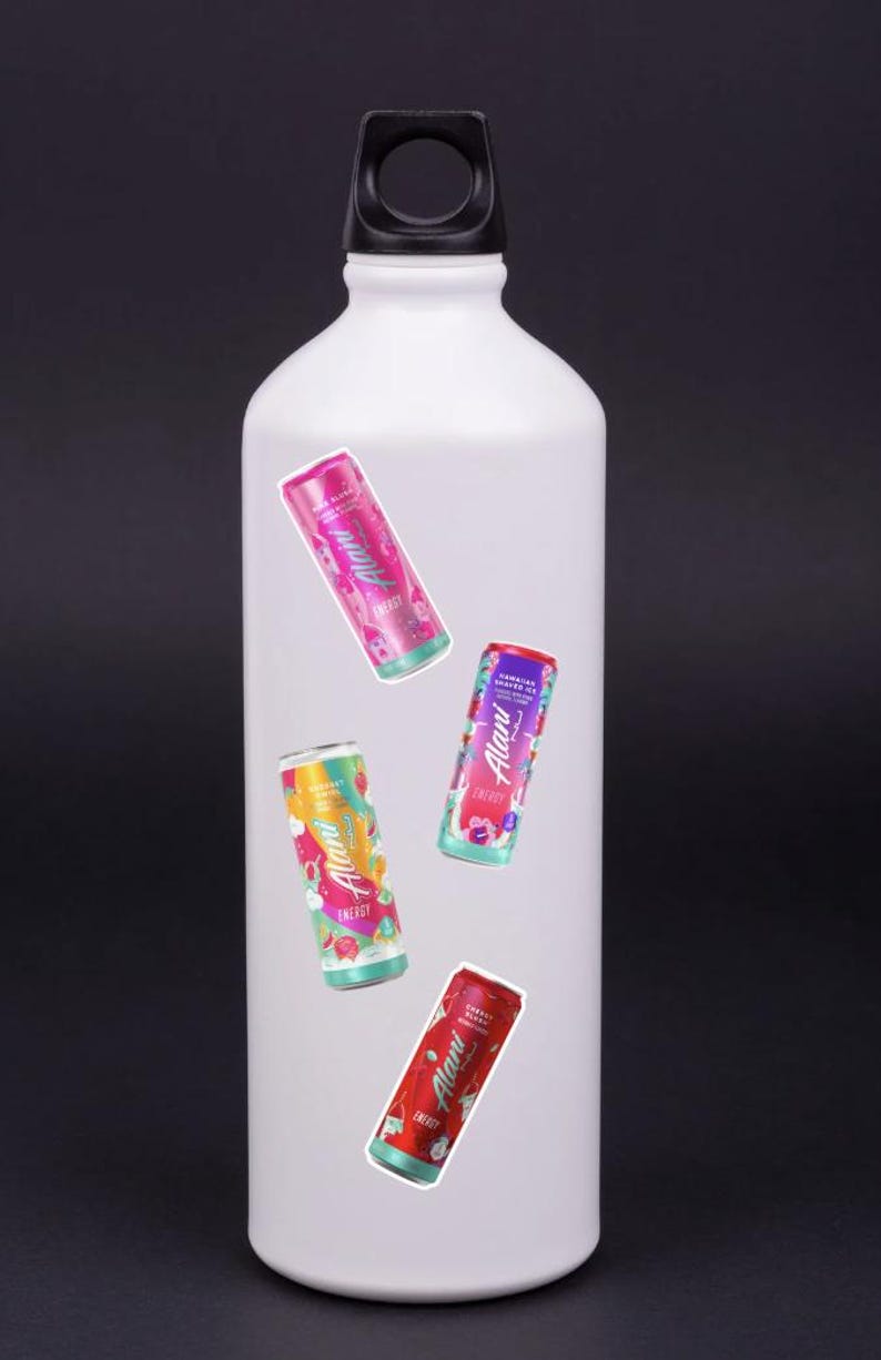 Holographic Alani Nu Energy Drink Stickers – Vinyl Sticker Pack or ...