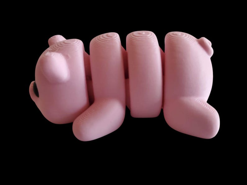 Mini Pink Pig Fidget, Articulating 3D Printed Sensory Toy - Etsy