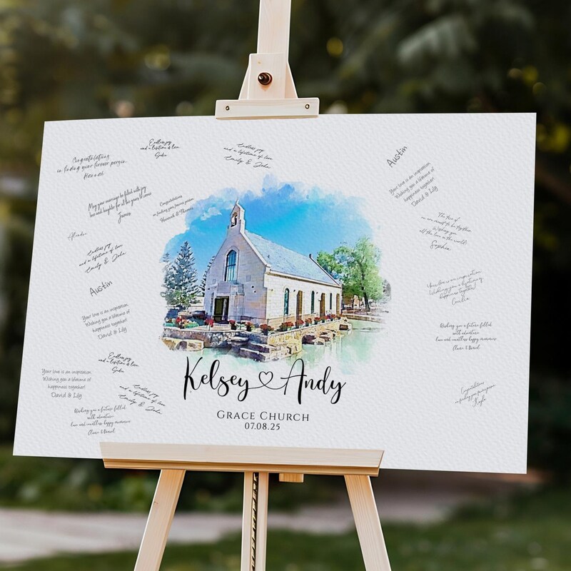Wedding Guest Portrait Sign - Etsy