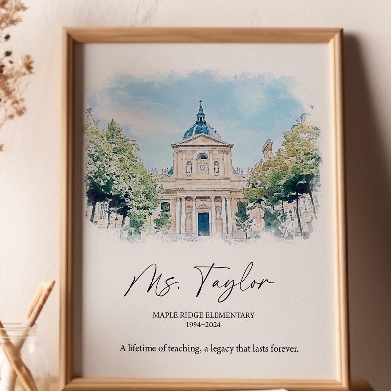 Personalized Retirement Drawing - Etsy