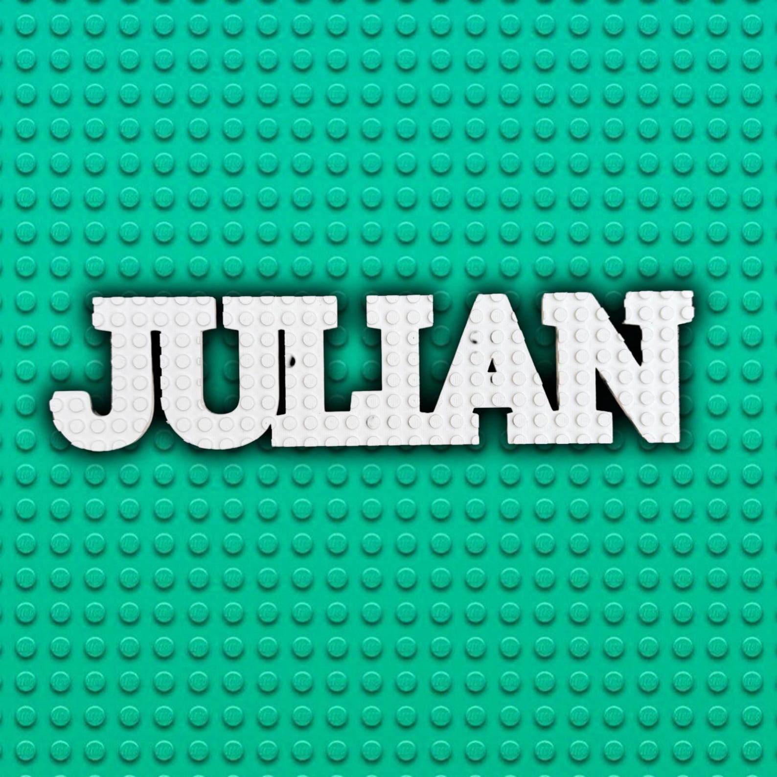 Personalized Building Block Name Sign – 3D Printed Custom Nameplate (10 ...