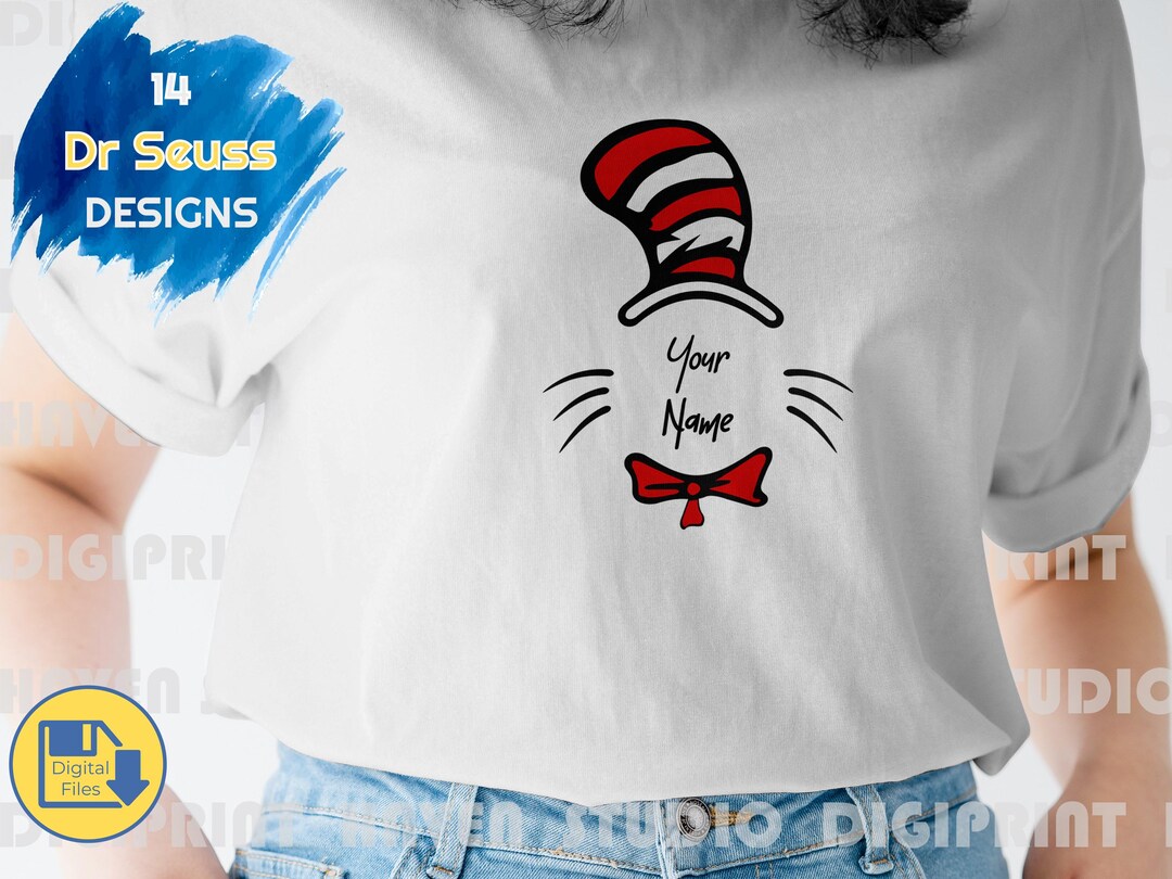 Whimsical Book Character SVG Bundle , Funny Hat, Reading Day Designs ...