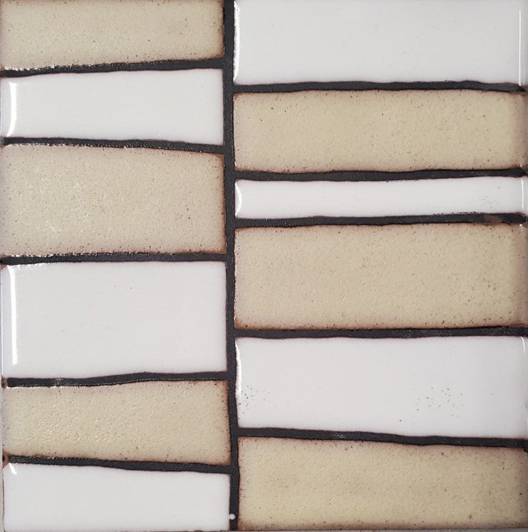 Thatch Modern Kitchen Backsplash Tile 6x6 ~ Mid-century Tile Pattern ...