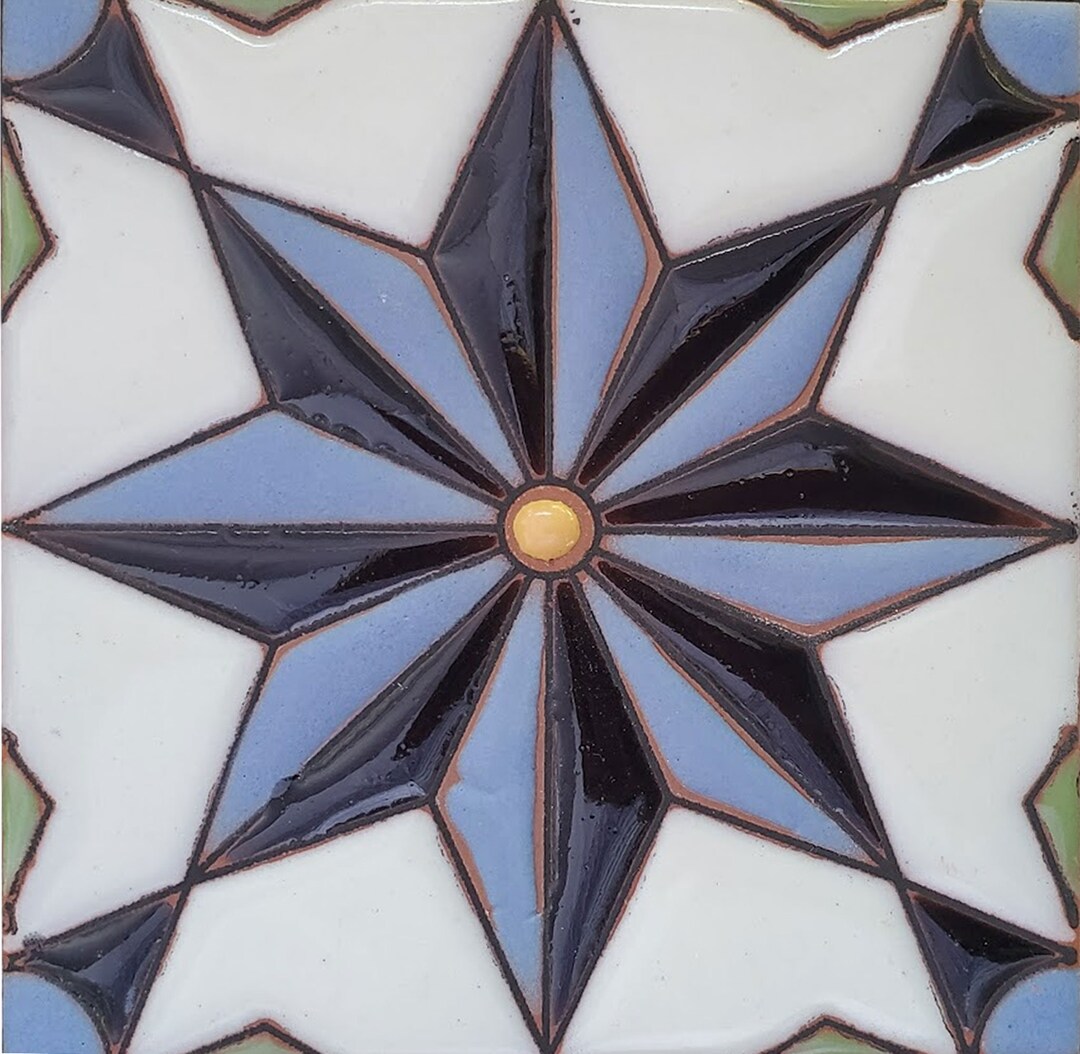 Celeste Star Tile SALE 4x4 Kitchen Backsplash Tiles, Traditional ...