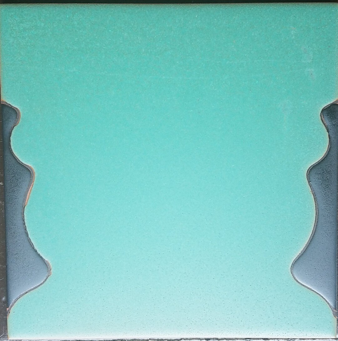 Hand-painted Hourglass Ceramic Tile: Modern Kitchen Backsplash, Stair ...