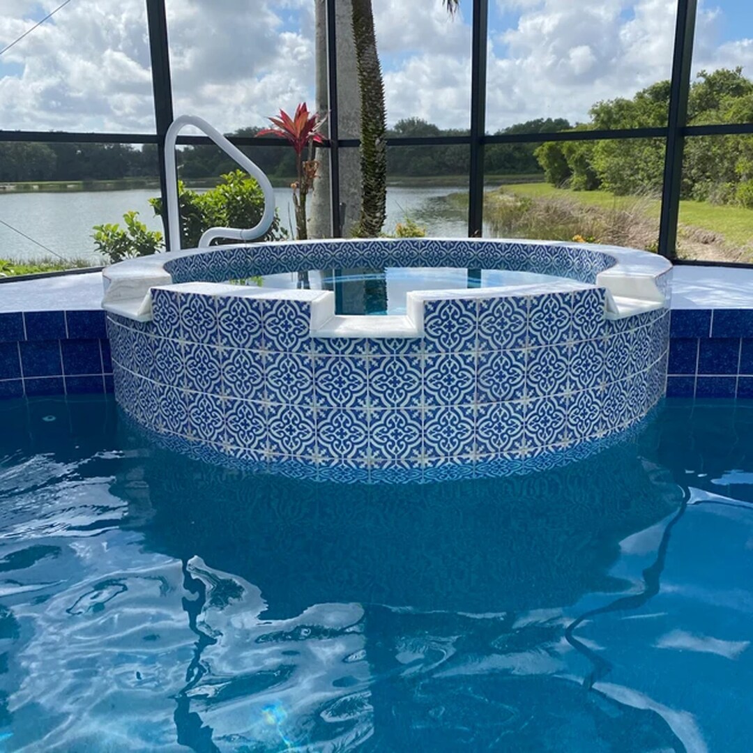 Antiqueliz Modern Pool Tile 6 X6 ~ Jacuzzi Tile or Backsplash Tile ...
