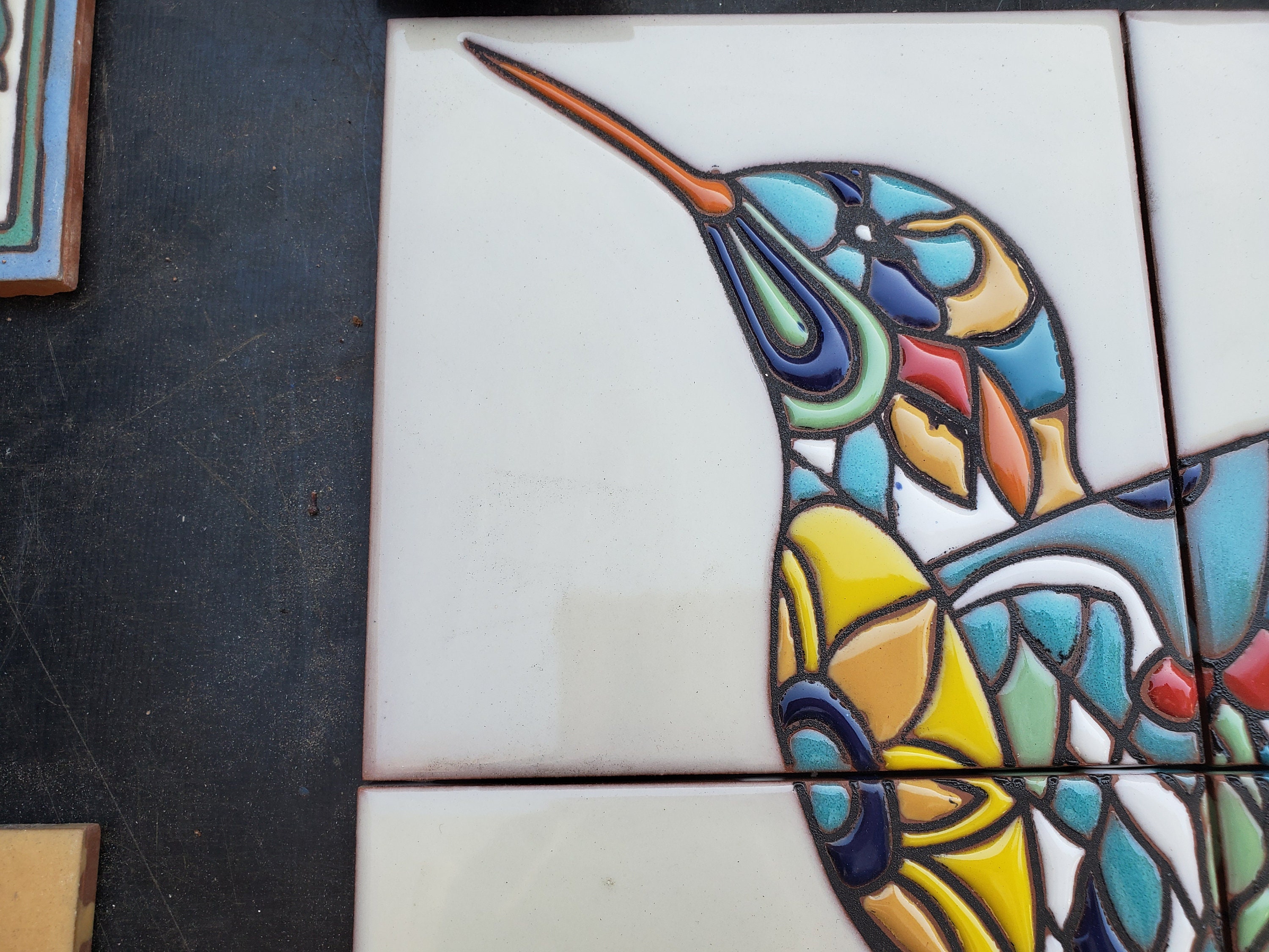 Decorative Tile Mural Jerry's Hummingbird | Etsy