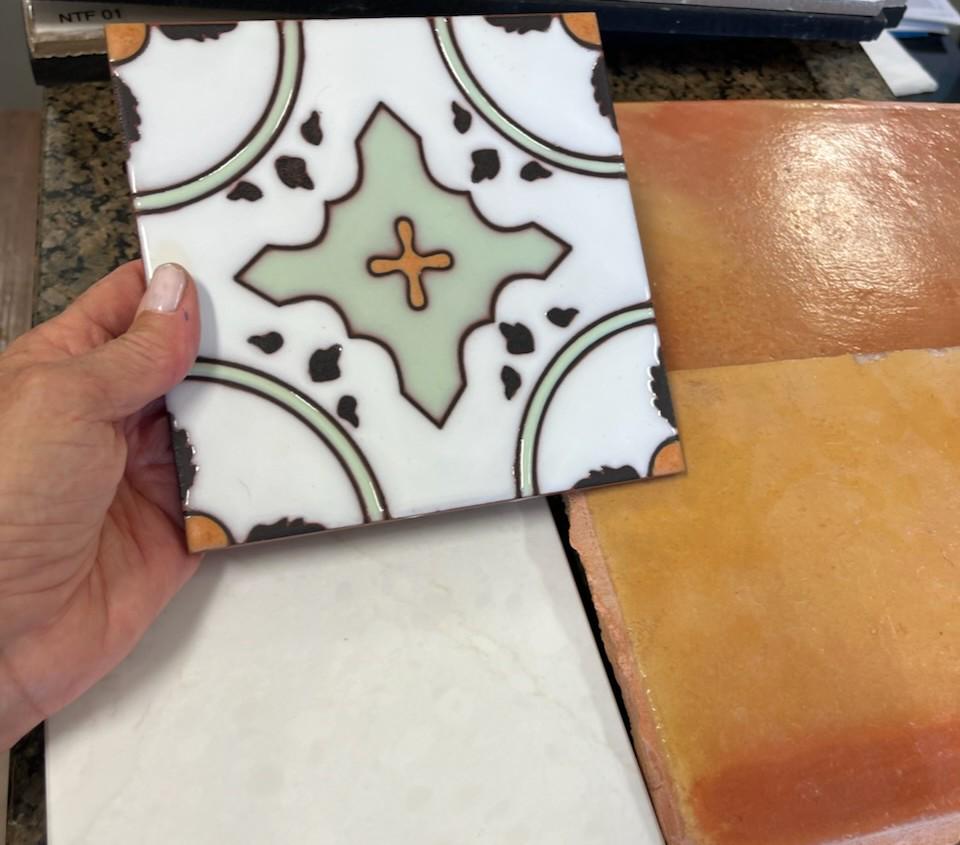 Hand-glazed Ceramic Modern Tile: Coachella Pattern, (6×6 —PER PIECE) - Etsy