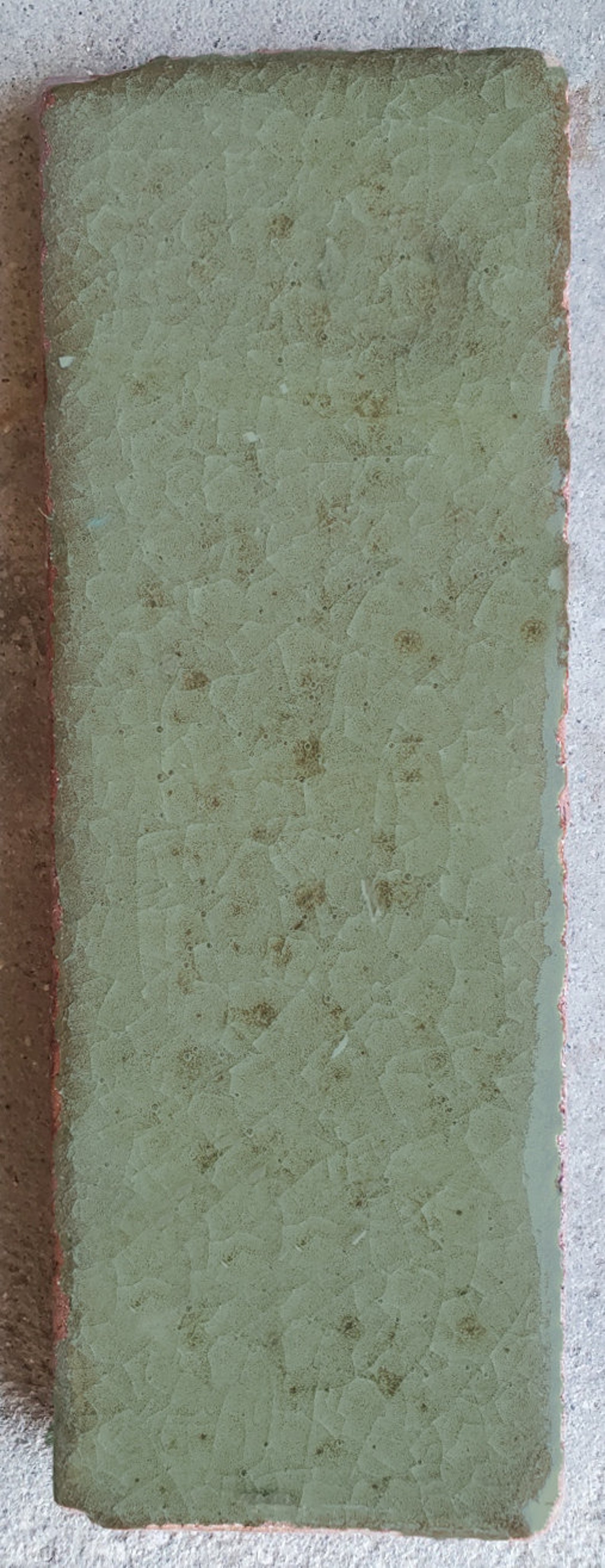 Hand-glazed Thin Brick Singles: Distressed Clay Tiles for Fireplace ...