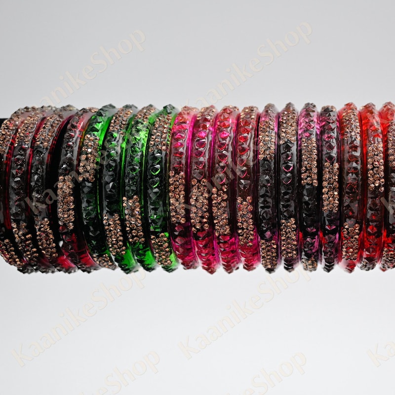 Glass Bangles - Etsy