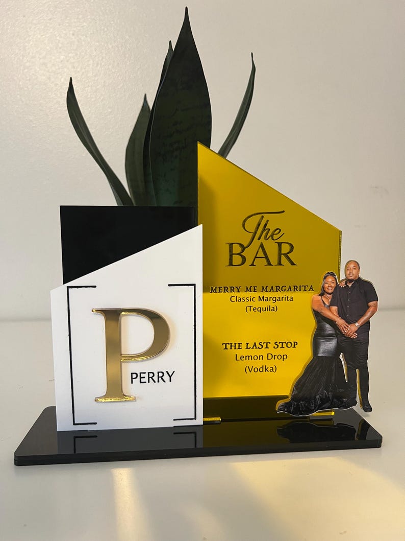 Custom Acrylic Bar Signage | Custom Acrylic Wedding Sign |personal ...