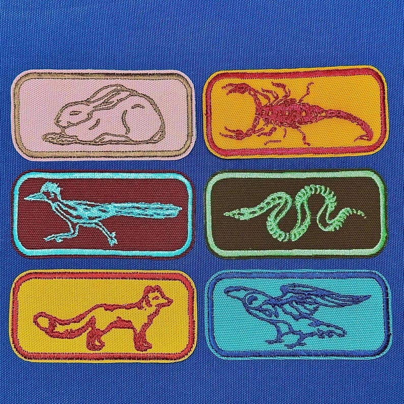 CHOOSE 3! Desert Creature Patch Bundle - Etsy