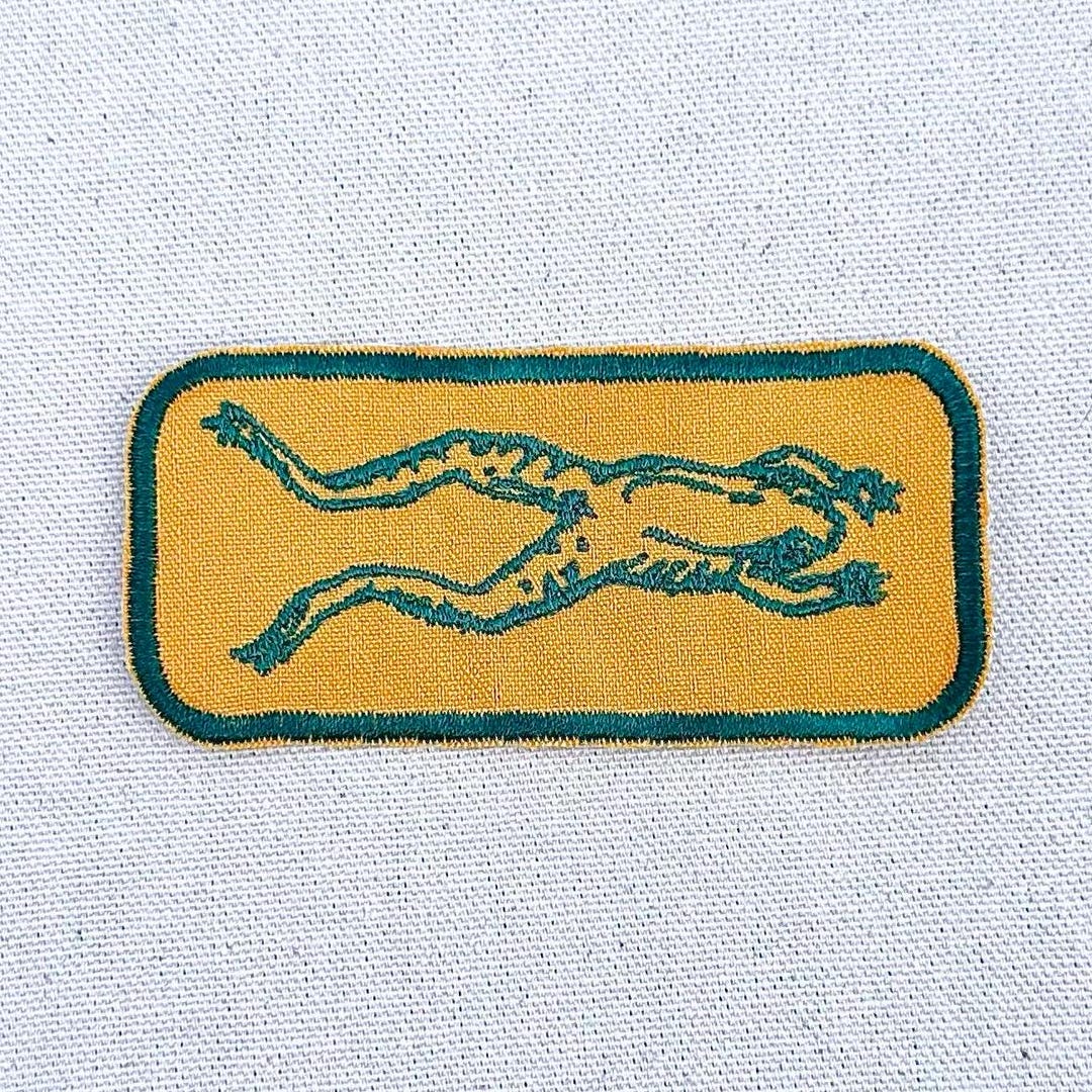Frog Iron on Patch | Iron on Nature Patch | Vintage Look | Swamp Patch ...